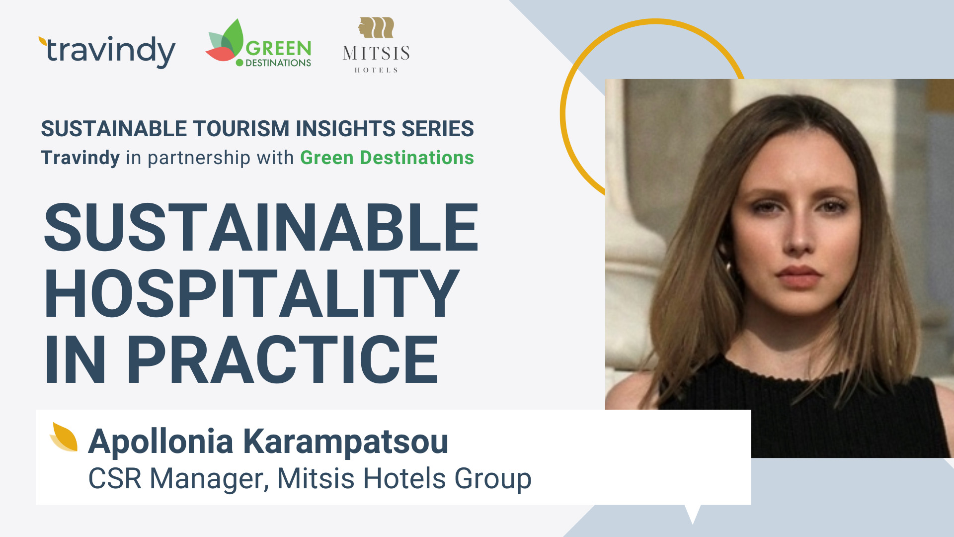 Sustainable hospitality in practice - interview with Apollonia Karampatsou